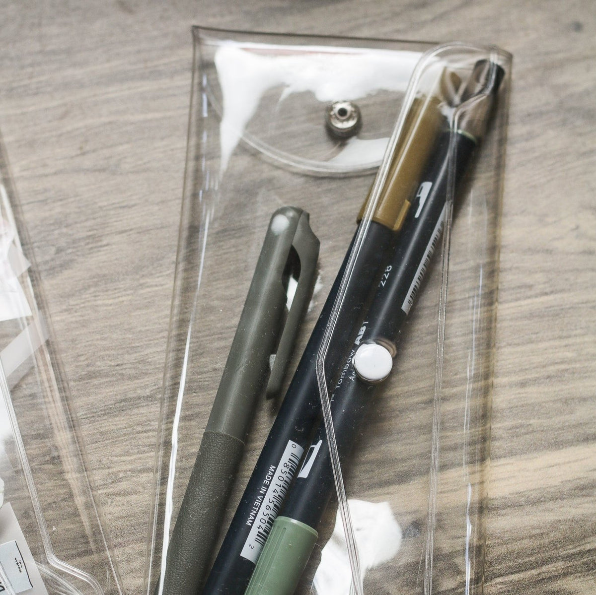 Pouch: PVC Clear Pen Case – Favourite Things Collective