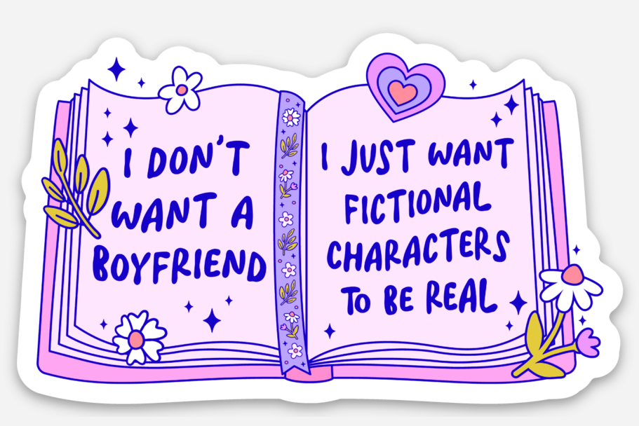 Vinyl Sticker: Fictional Boyfriend – Favourite Things Collective