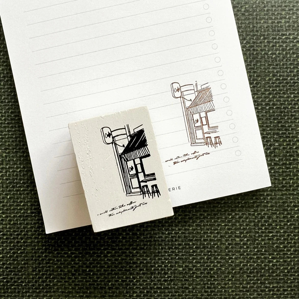 Stamp: Cafe Store Front – Favourite Things Collective