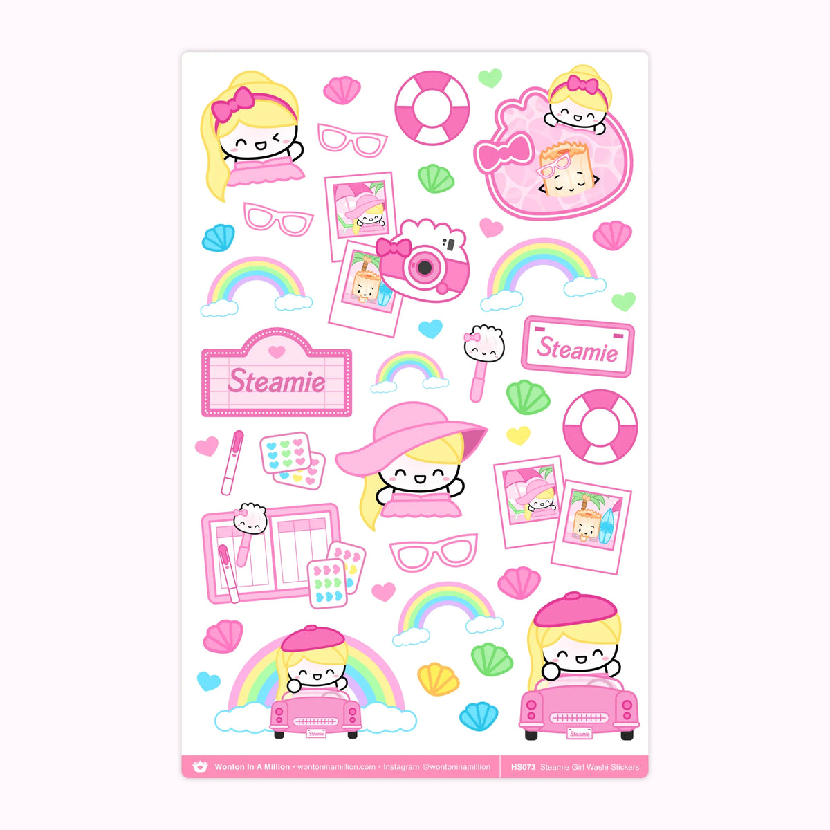 Sticker Sheets | Deco: Steamie Girl | Washi Paper – Favourite Things ...