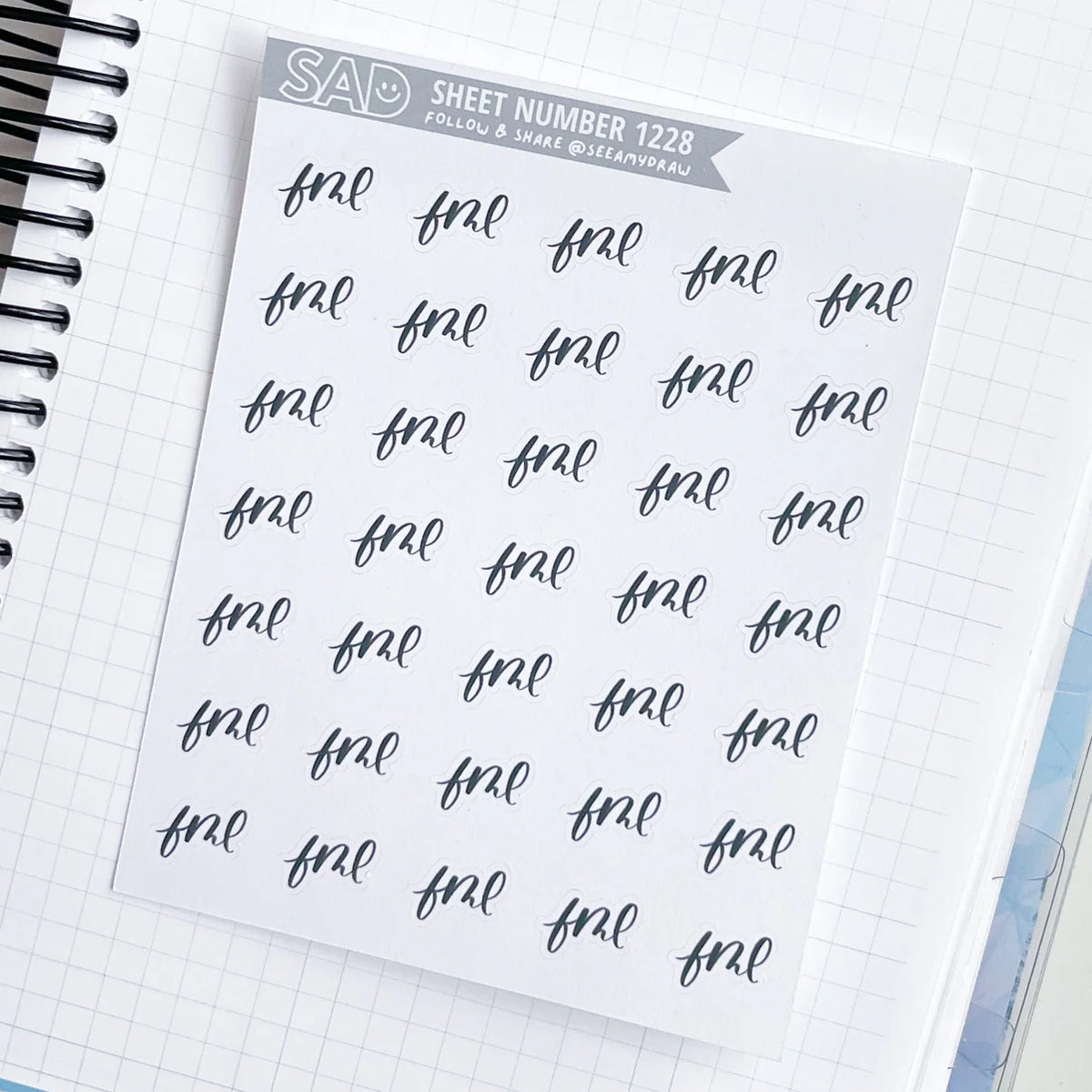 Sticker Sheets: FML – Favourite Things Collective