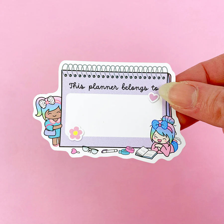 Sticker: Planner Name Label – Favourite Things Collective