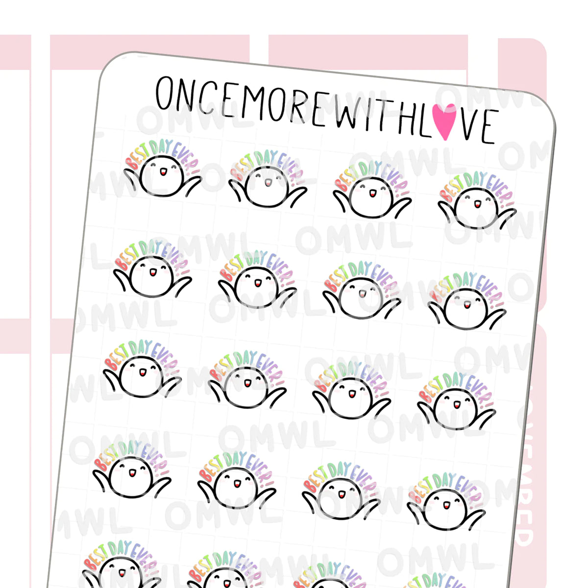 Sticker Sheets: Best Day Ever – Favourite Things Collective