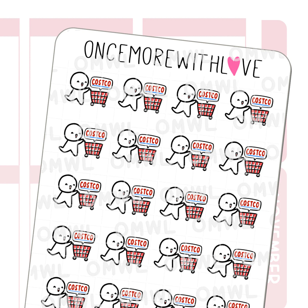 Sticker Sheets: Costco Run – Favourite Things Collective