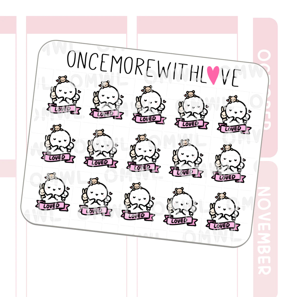 Sticker Sheets: I Am.... Loved – Favourite Things Collective