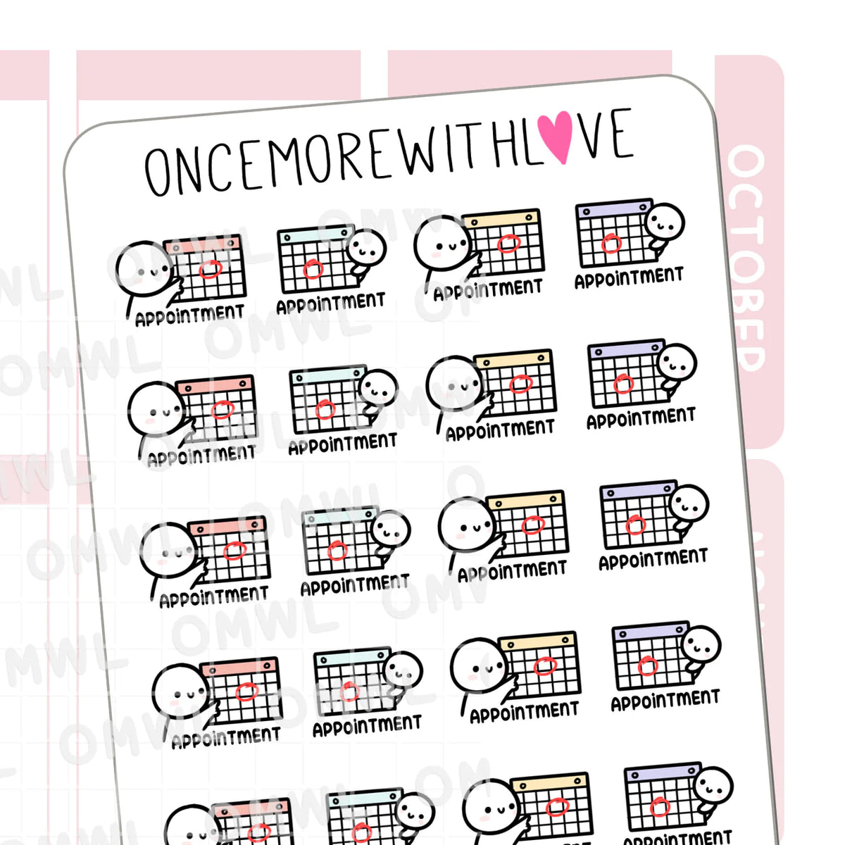 Sticker Sheets: Appointment – Favourite Things Collective