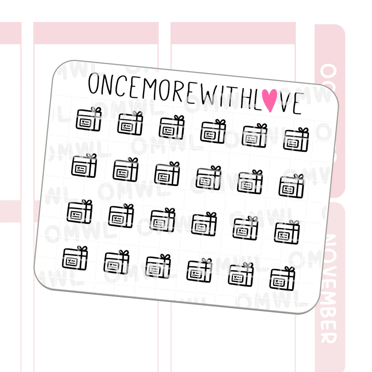 Sticker Sheets: Icons | Parcel | Mini – Favourite Things Collective