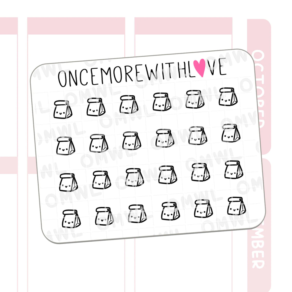 Sticker Sheets: Icons | Paper Bag | Mini – Favourite Things Collective