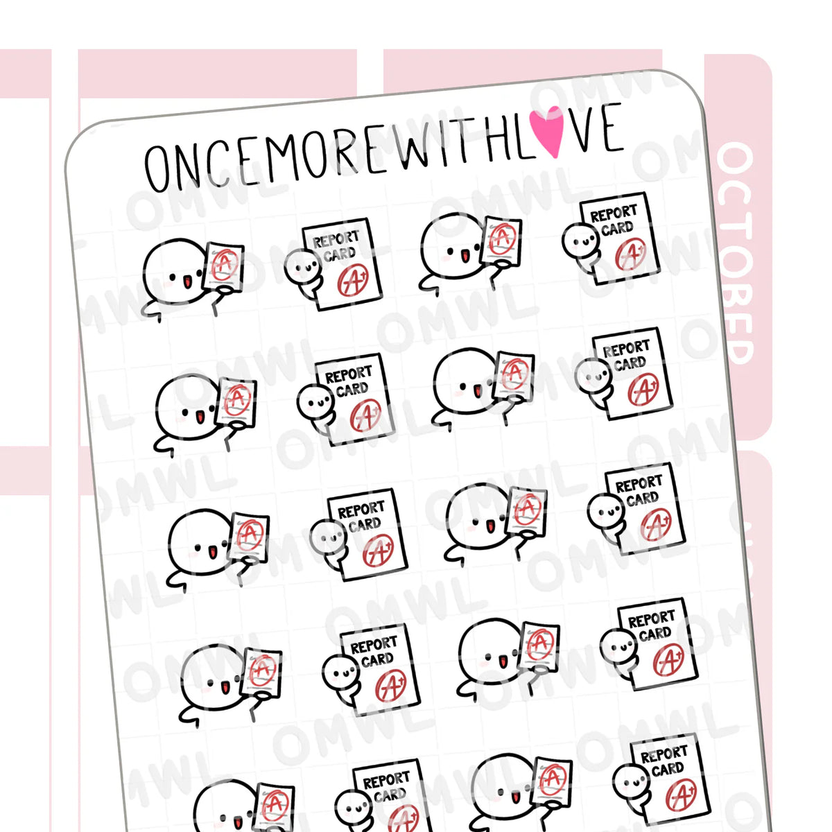Sticker Sheets: Report Cards – Favourite Things Collective