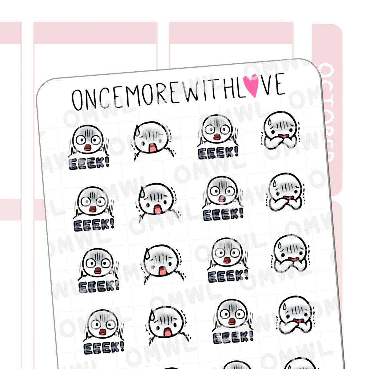 Sticker Sheets: Eek! – Favourite Things Collective