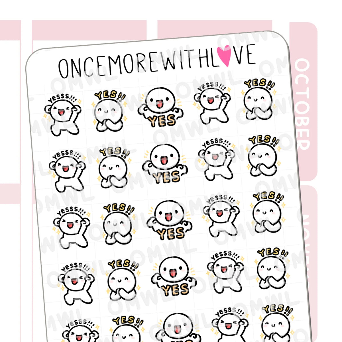 Sticker Sheets: Yes! – Favourite Things Collective