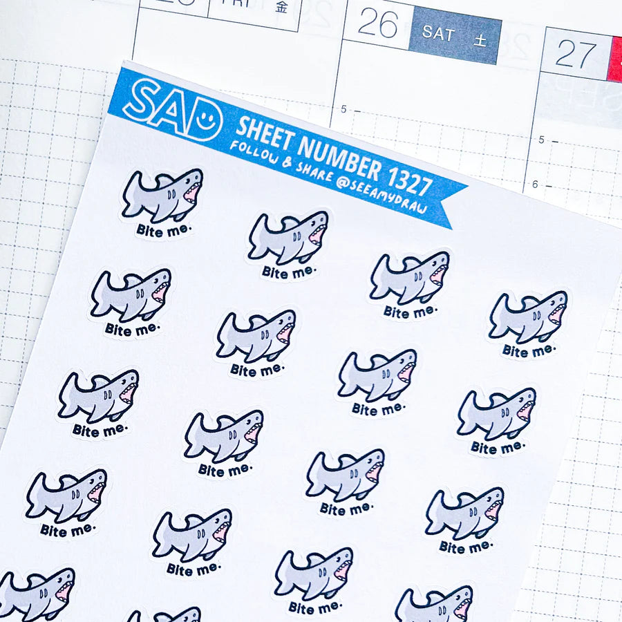 Sticker Sheets: Bite Me – Favourite Things Collective
