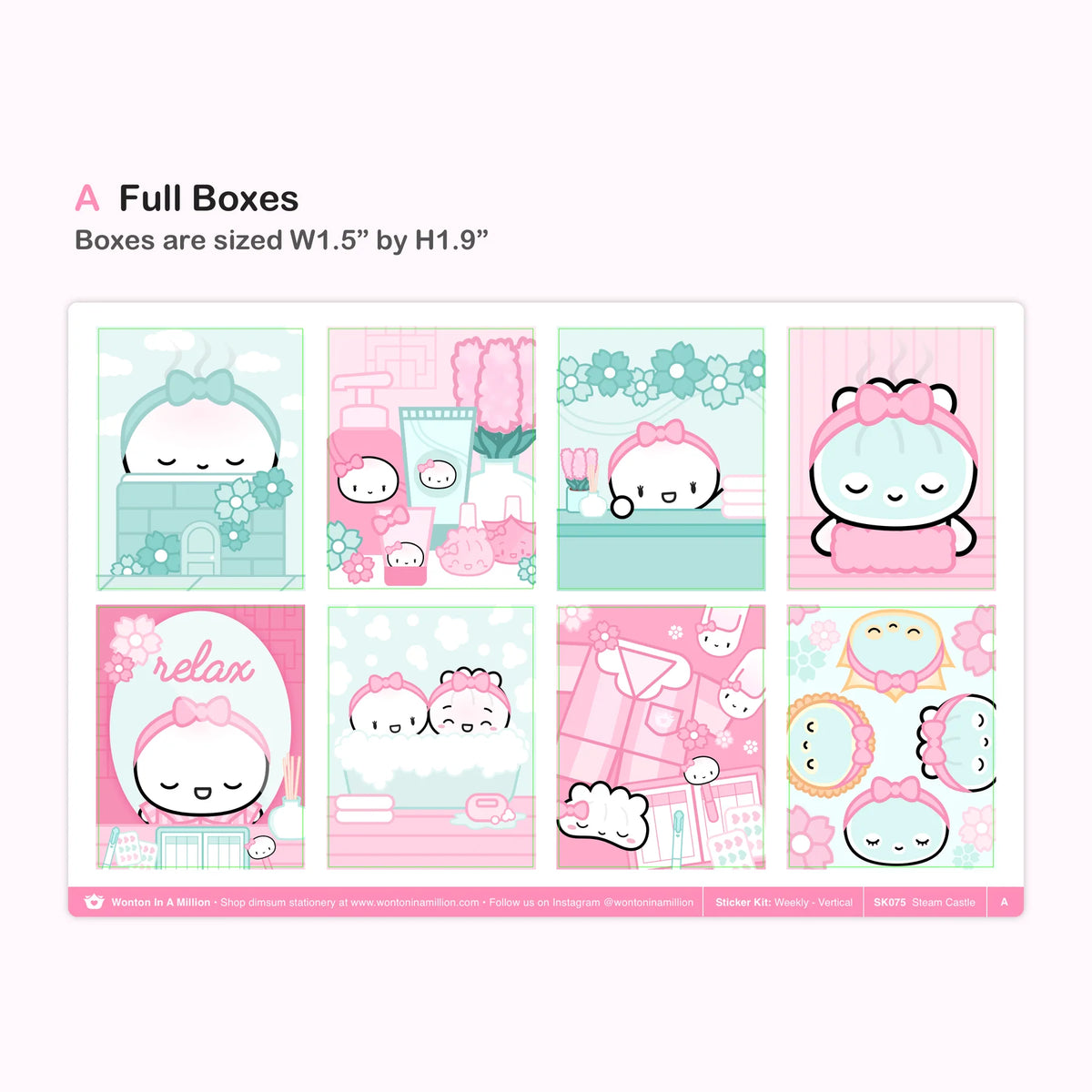 Full Boxes | Vertical 1.5": Steam Castle – Favourite Things Collective