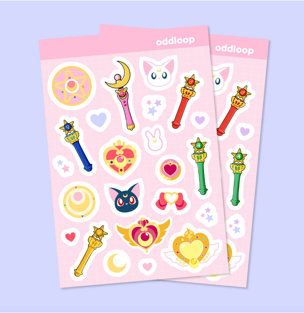 Sticker Sheets | Deco: Moon Prism – Favourite Things Collective