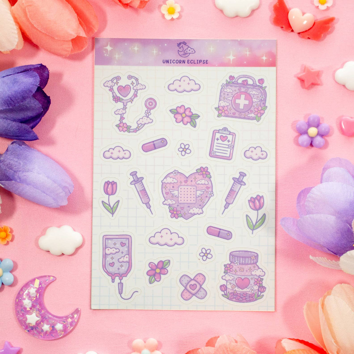 Sticker Sheets: Healing Hearts – Favourite Things Collective