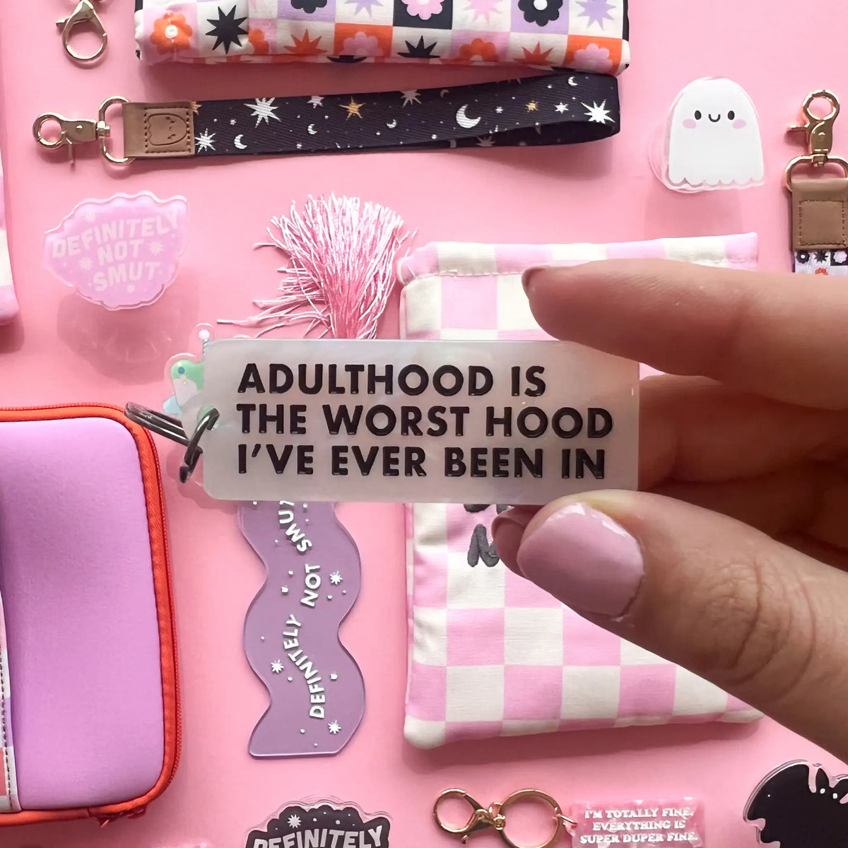 Keychain: Adulthood Is The Worst Hood – Favourite Things Collective
