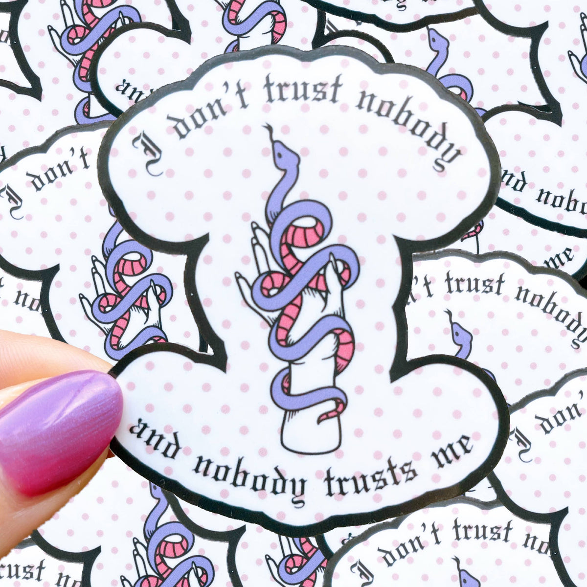 Sticker: Trust Nobody | T Swift – Favourite Things Collective