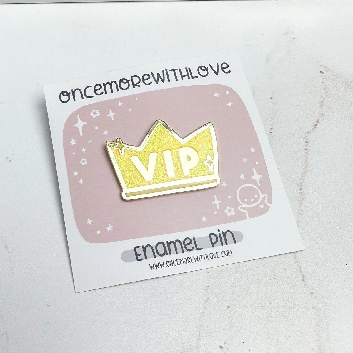 Pin: VIP | Enamel – Favourite Things Collective