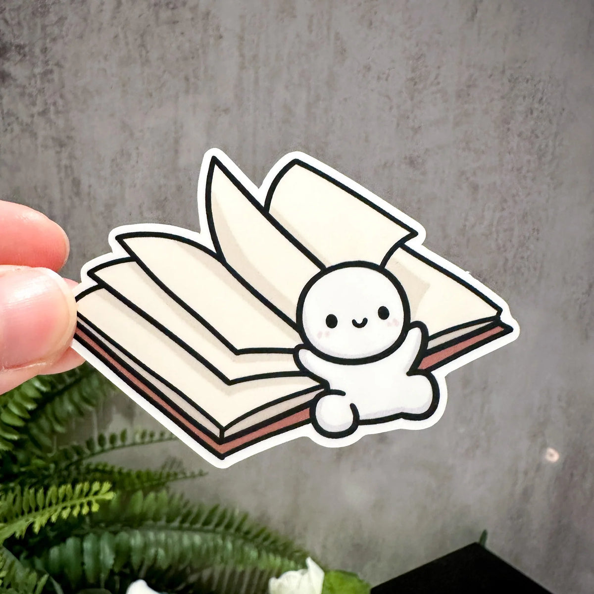 Vinyl Sticker: Open Book – Favourite Things Collective