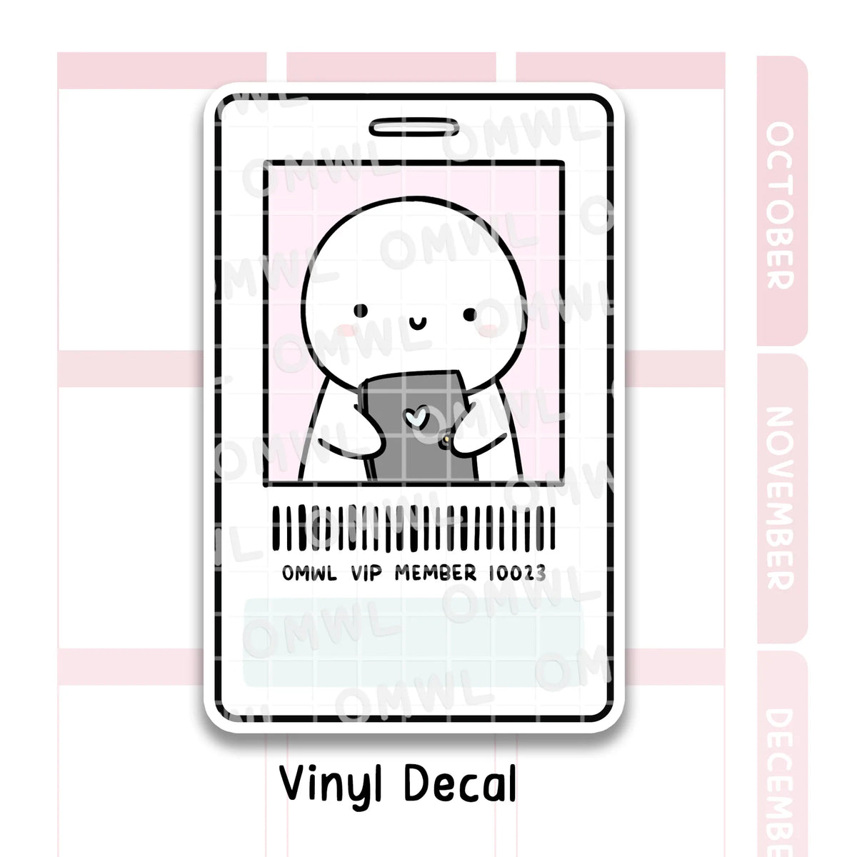 Vinyl Sticker: Munchkin ID Card – Favourite Things Collective