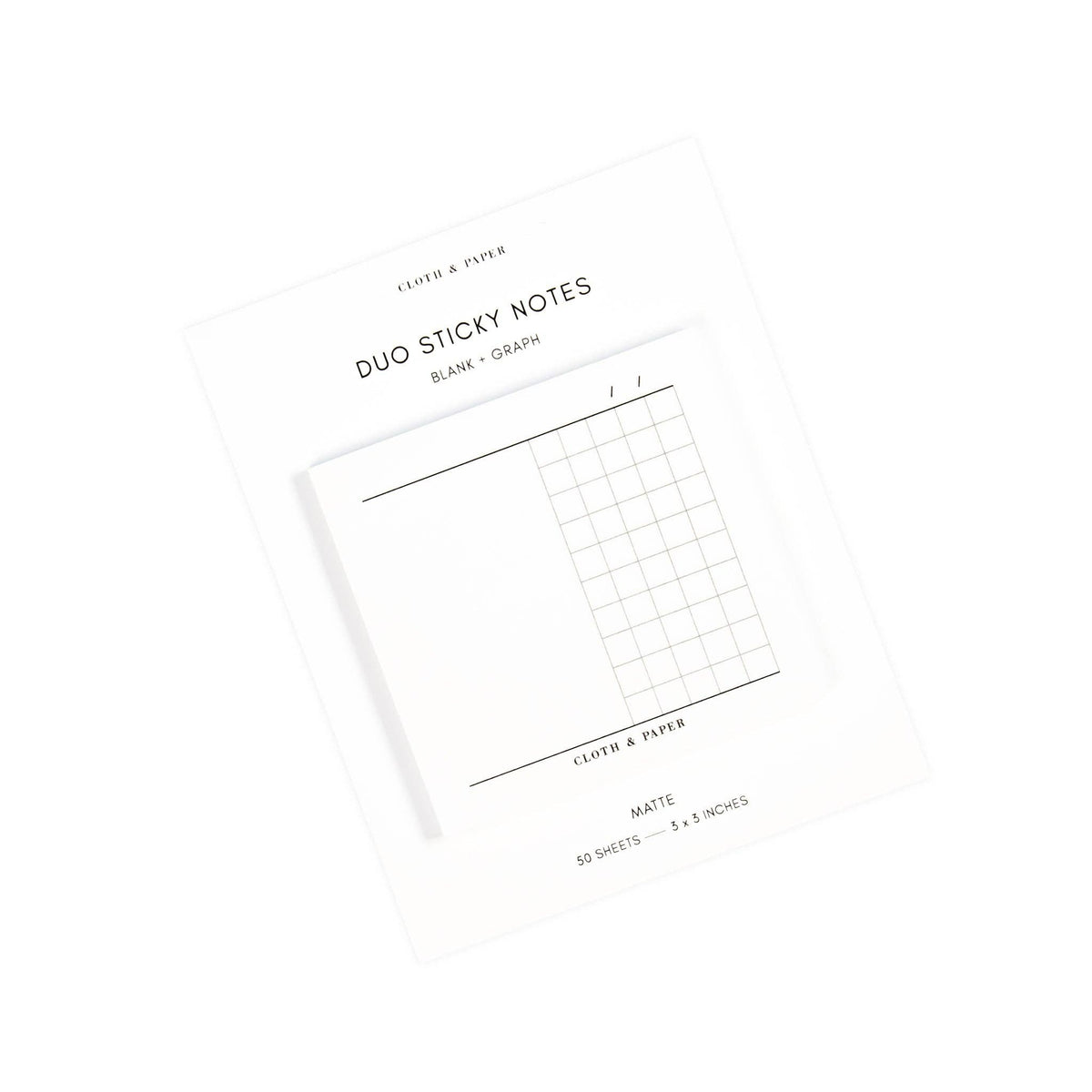 Sticky Notes: Duo Sticky Notes | Blank + Graph – Favourite Things ...