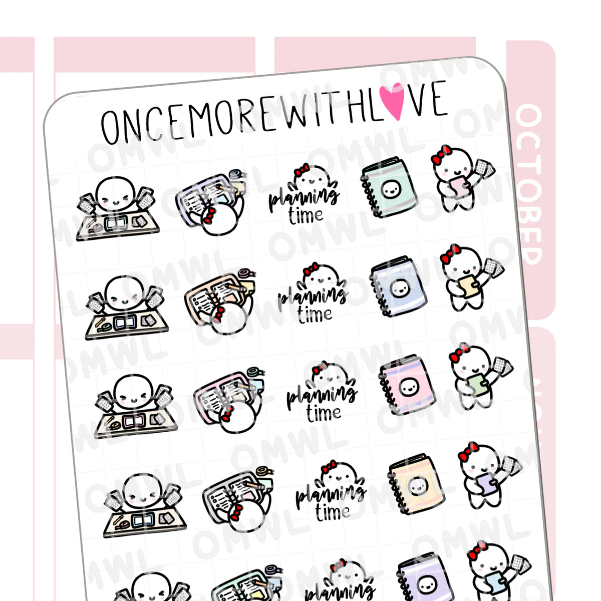 Sticker Sheets: Time to Plan! – Favourite Things Collective