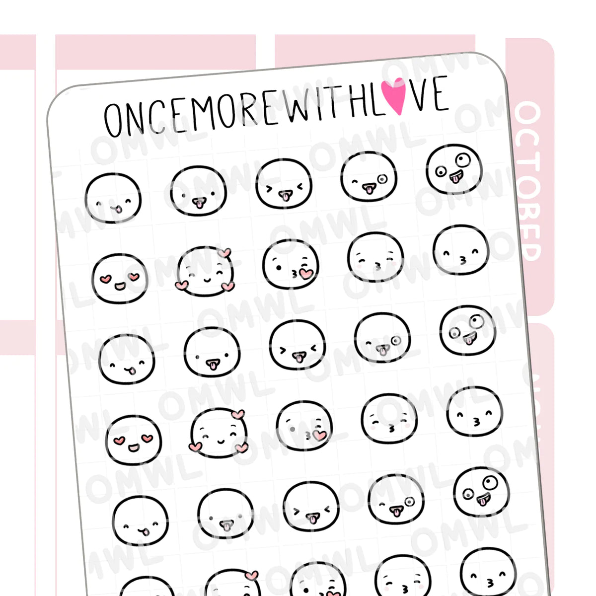 Sticker Sheets: Munchkin Emojis | Pt. 3 – Favourite Things Collective