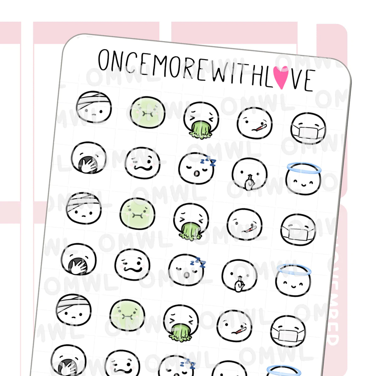 Sticker Sheets: Munchkin Emojis | Pt. 8 – Favourite Things Collective