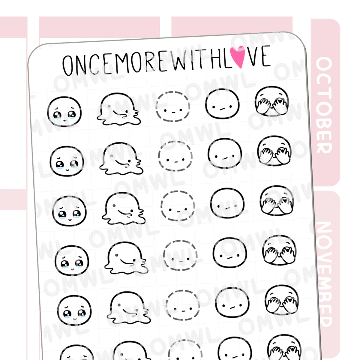 Sticker Sheets: Munchkin Emojis | Pt. 9 – Favourite Things Collective